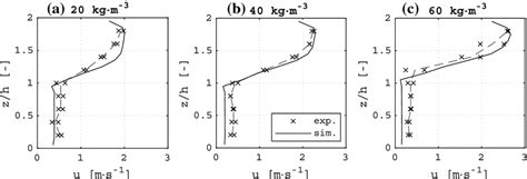 Comparison Of Experimental And Numerical Flow Profiles For Bulk