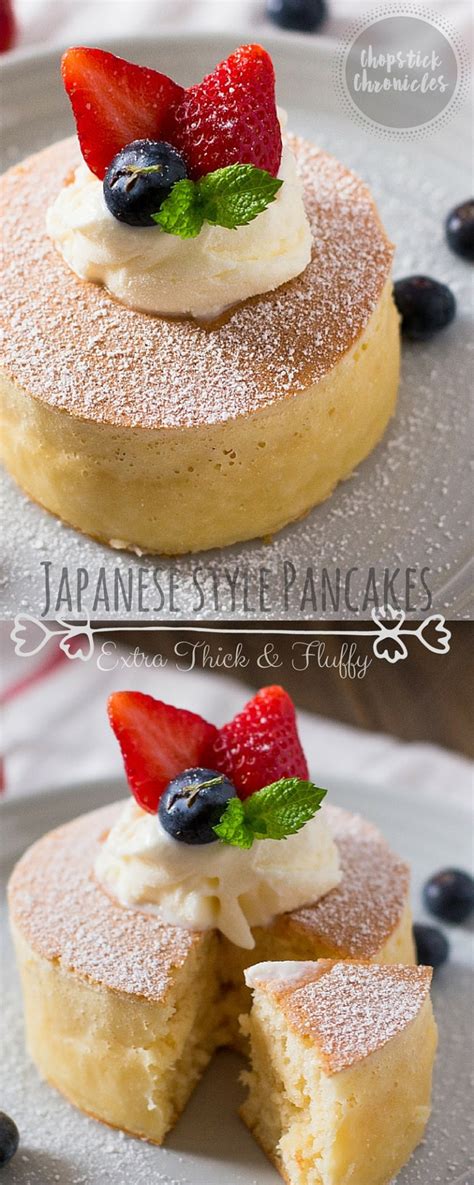 Simple Japanese Recipes Japanese Style Pancakes Extra Thick Fluffy