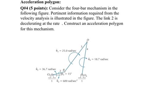 Acceleration Polygon Q 4 5 Points Consider The
