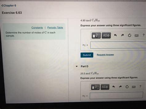 Solved Chapter Exercise Constants Periodic Table Chegg Com