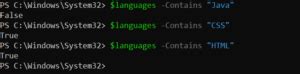 Back To Basics The PowerShell Contains Operator