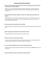 Understanding Arduino Programming Essential Concepts And Course Hero