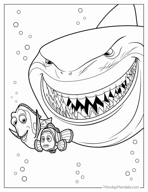 28 Finding Nemo Coloring Pages Free Pdf Printables Nemo Coloring
