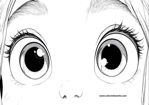 Cute Eyes Coloring Pages 7 Coloring Pages
