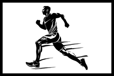 Runner In Full Stride Motion Graphic By Fijulanam468 · Creative Fabrica