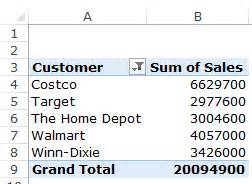 How To Filter Data In A Pivot Table In Excel