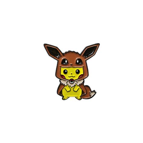 Pin Metalico Pikachu Cosplay Eevee Pokemon Plush Bits