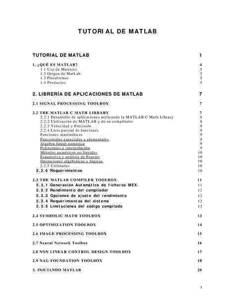 Tutorial Matlab Yatahd Jauayhgn T Ut Ori Al De M At Lab Tutorial De Matlab ¿quÉ Es Matlab 1