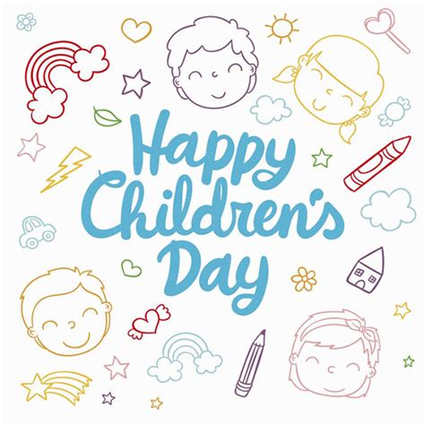 儿童节快乐简笔画素材cnn