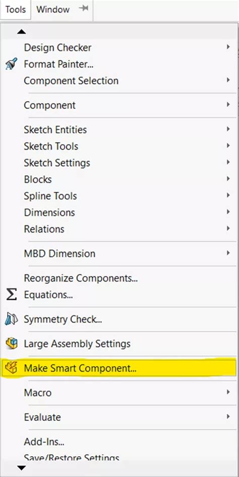 Work Smart With Solidworks Smart Components Goengineer