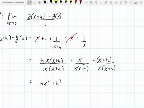 solved a calculate the derivative of the given function directly from