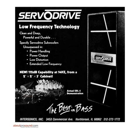 1986 Turbosound Turbomid Ad About Prosound Interesting Stuff In The Realms Of Sound Audio