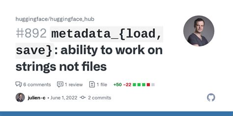 `metadata Load Save ` Ability To Work On Strings Not Files By Julien