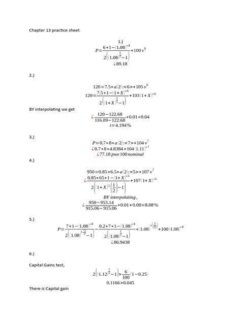 chapter 13 practice sheet pdf
