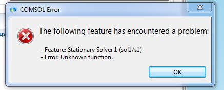 Help Needed Comsol Solving Error