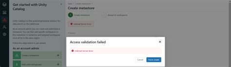 Solved Metastore Creation Azure Databricks Access Val Databricks Community 29863
