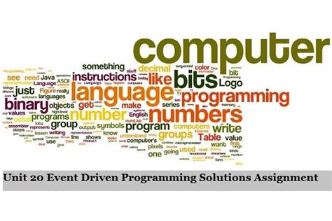 Unit 20 Event Driven Programming Solutions Assignment Locus Help