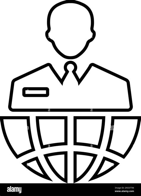 Global Communication Icon Use For Commercial Purposes Print Media