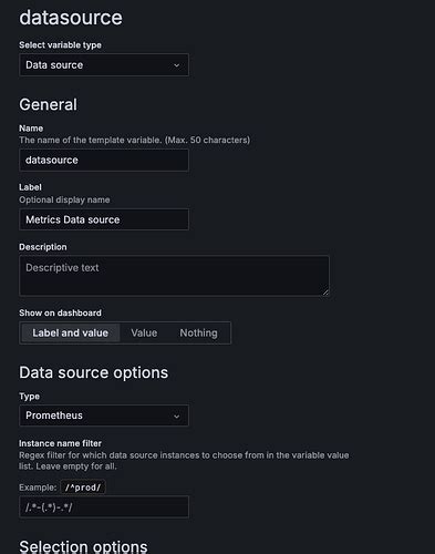 Use Datasource Based On Another Datasource Variable Grafana Grafana