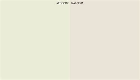 Hex Ebecd7 To Ral Code Ral 9001 Conversion Chart Ral Classic