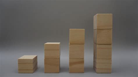 Premium Photo Use The Graph Created With Blocks By Inserting Your Own