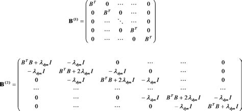The Block Diagonal And Tridiagonal Matrices Download Scientific Diagram