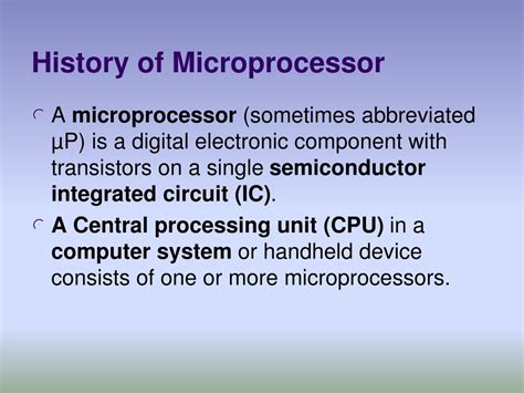 Ppt Microprocessor And Assembly Language Powerpoint Presentation
