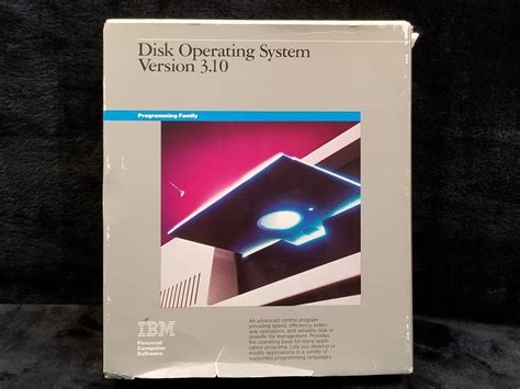 Vintage Ibm Disk Operating System Version 3 10 1985 Version With Floppy