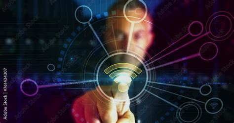 Wifi Wireless Mobile Connection And Internet Hotspot Symbol Digital