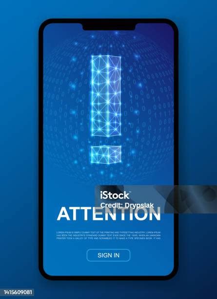 Ui Ux 디자인 템플릿에 대한 느낌표 3d 다각형 기호 홈페이지 앱 디자인에 대한 낮은 폴리 경고 그림입니다 주의 일러스트 개념 0명에 대한 스톡 벡터 아트 및 기타