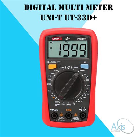 Digital Multi Meter Ut 33d Axis Electronics Pvt Ltd