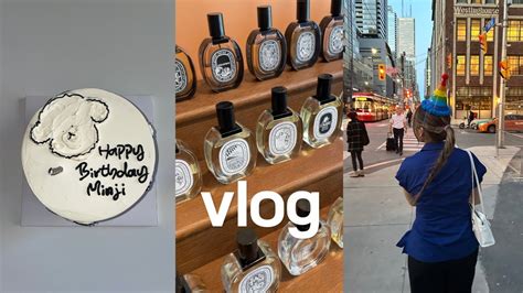 Vlog 토론토 15평 스튜디오에서 생일 파티 국제커플 데이트 Youtube