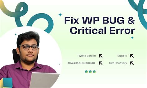 Fix Wordpress Errors Crashes And Technical Issues By Aatishgnair Fiverr