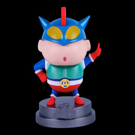 正义超人蜡笔小新大战光屁屁股怪兽动感超人小新手办男女生日礼物 阿里巴巴