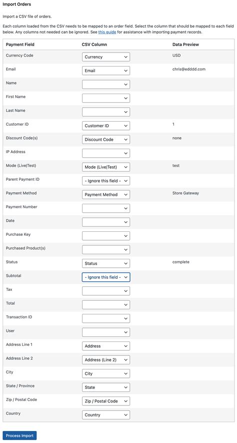 Importing Exporting Orders Easy Digital Downloads Documentation