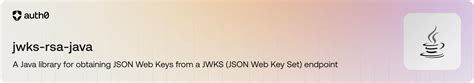 Github Auth0jwks Rsa Java