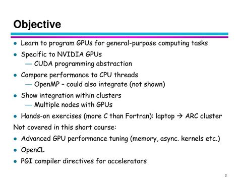 Ppt Introduction To Parallel Programming With Single And Multiple Gpus Powerpoint Presentation