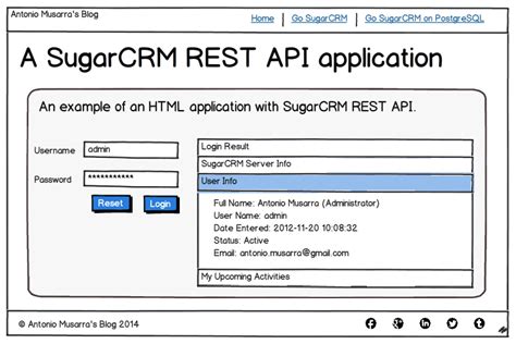 sugarcrm rest api un applicazione in appena dieci minuti