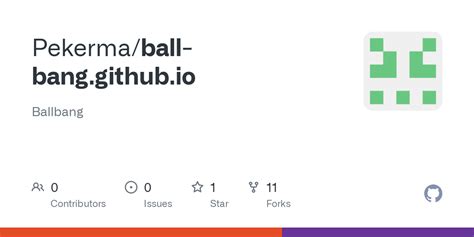 GitHub Pekerma Ball Bang Github Io Ballbang