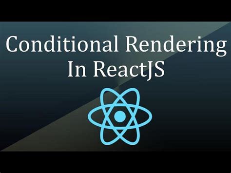 Mende Suresh On Linkedin Conditional Rendering In Reactjs