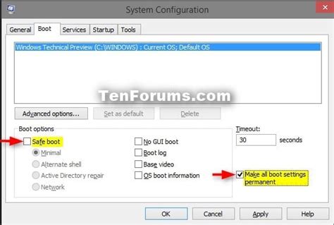 Boot Into Safe Mode On Windows 10 Tutorials
