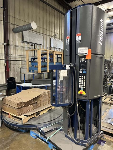Lantech Q300 Semi Automatic Stretch Wrapper Revelation Machinery
