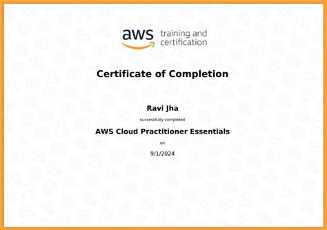 Ravi Jha On Linkedin Completed Amazon Web Services Aws