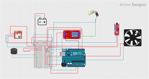 Arduino UNO Based Fire Detection And SMS Alert System With Relay