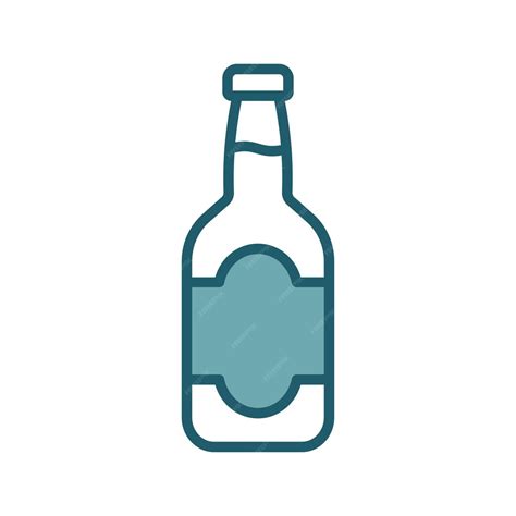 Beer Bottle Icon Vector Design Template Simple And Clean Premium Vector