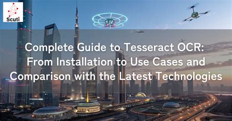 complete guide to tesseract ocr from installation to use