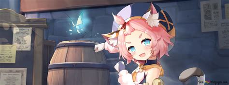 Diona Genshin Impact Anime Video Game K Wallpaper Download