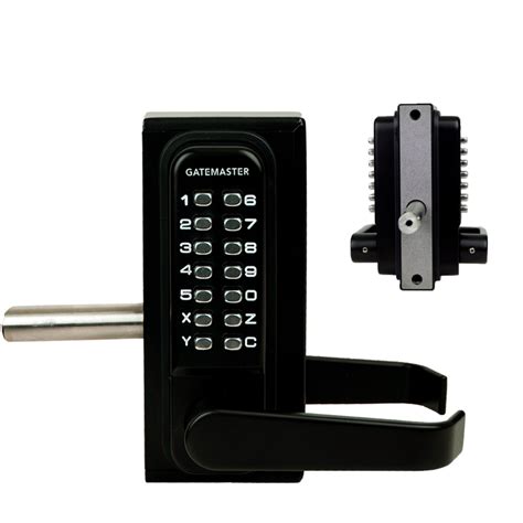 Code Gate Lock With Lever Handle Double Sided Gatemaster