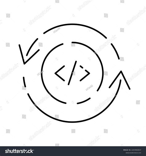Vector Devops Icons Editable Stroke Software Stock Vector Royalty Free 2243942637 Shutterstock
