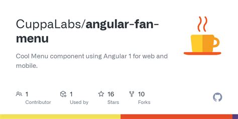 GitHub CuppaLabs Angular Fan Menu Cool Menu Component Using Angular